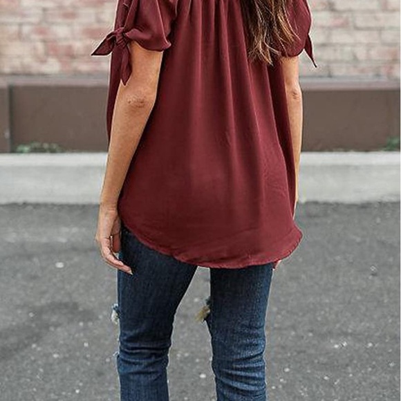 Relipop | Tops | Nwt Maroon Top | Poshmark